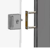 RVS slot | t.b.v. schuifwand 'de Luxe' | Zeeland Tuinmaterialen BV